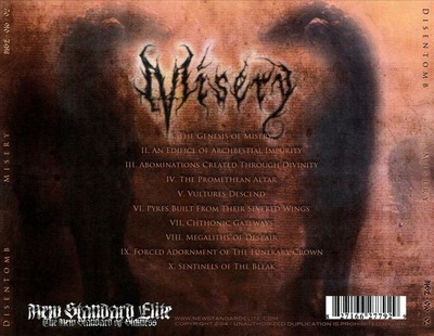 DISENTOMB MISERY NEW CD 827166277929| eBay