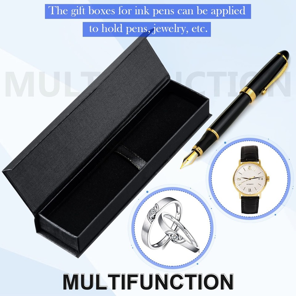 Pen Gift Boxes Empty Black Gift Box for Pen Jewelry Ballpoint Pen Gift ...