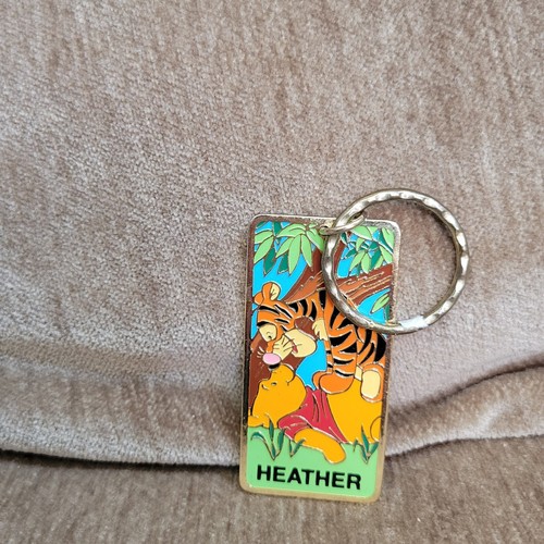 Disneyland Keychain Name Heather Winnie The Pooh Tigger Piglet ...