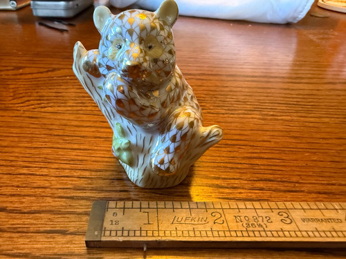 Herend Smithsonian Panda 15672 2002 Porcelain Gold Fishnet | eBay