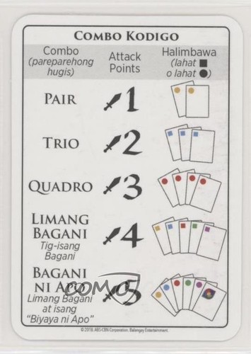 2018 Bagani The Card Game Combo Kodigo | eBay