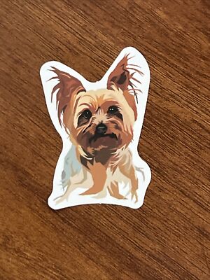 Yorkshire Terrier Yorkie Puppy Dog Sticker - Decal Fur Mom Fur Dad ...