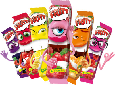 6 x FRITT CHEWY CANDY GUM - 6x70G - FLAVOUR MIX - FRUIT SOFT CANDY ...
