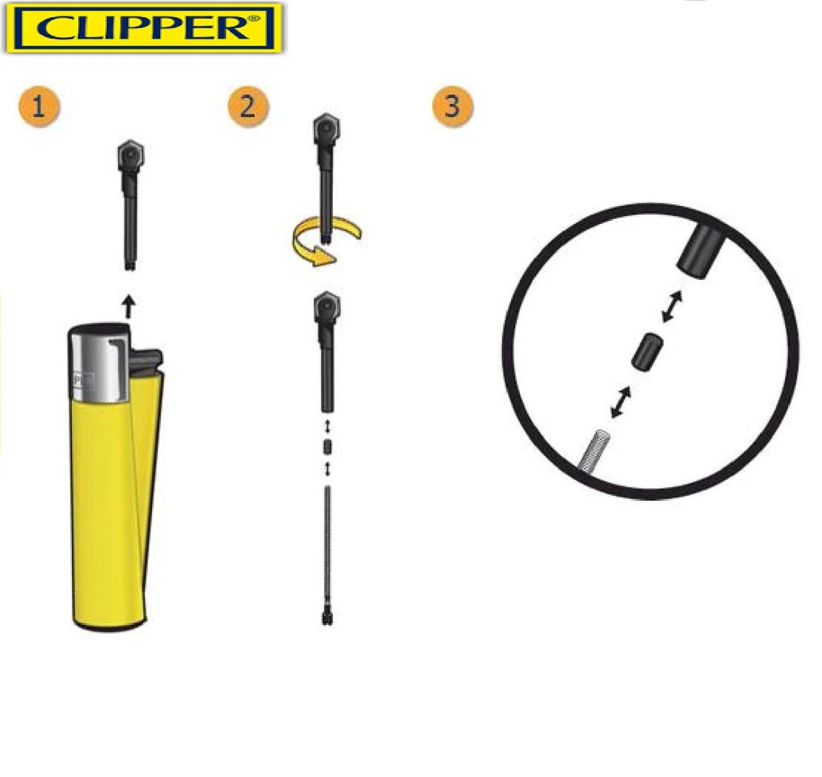 Clipper Lighter Packing Tool