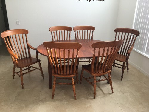 Lexington Bob Timberlake Farmhouse Dining Table & 6 Farmhouse Chairs | eBay