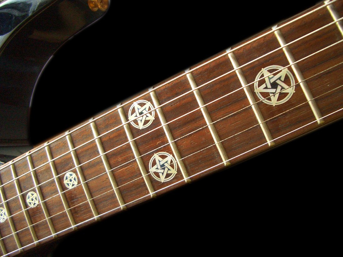 Jockomo Pentagram Guitar Inlay Sticker | eBay