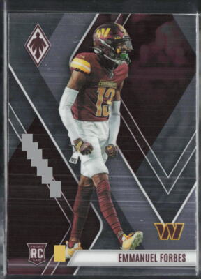 2023 Panini Phoenix #147 Emmanuel Forbes Rookie Washington Commanders ...