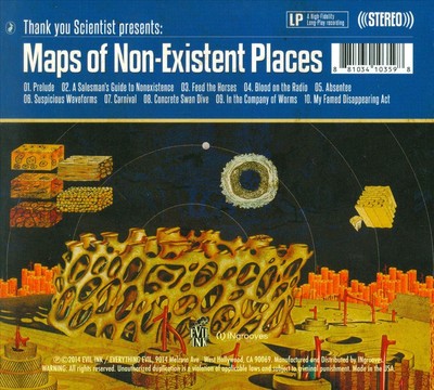 THANK YOU SCIENTIST MAPS OF NON-EXISTENT PLACES NEW CD 881034103598 | eBay