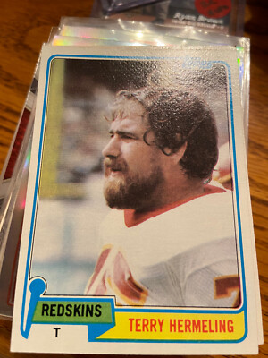 1981 Topps 299 Terry Hermeling Washington Redskins Football Card | eBay