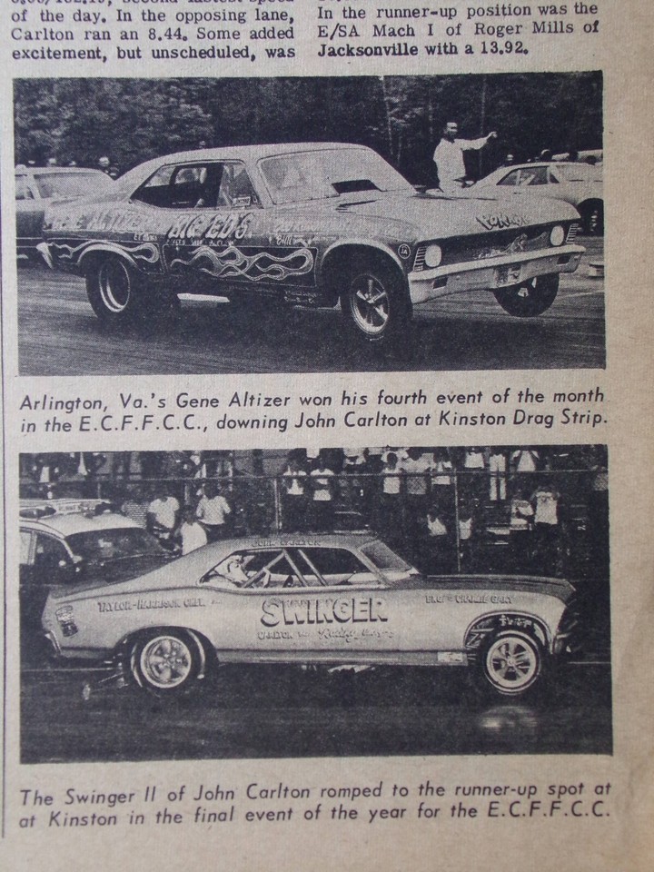 1972 Drag Times-"Super Dart"-Gabelich's "Blue Flame"-Tommy Ivo-Gene ...