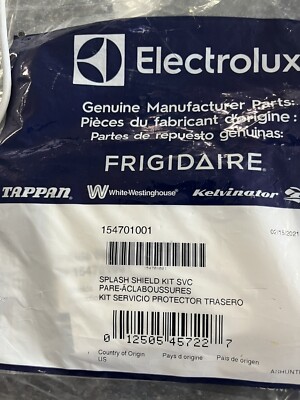 OEM Frigidaire Dishwasher Door Seal Original Part# 154701001 | eBay