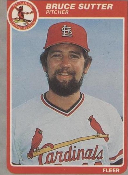 1985 Fleer - #241 Bruce Sutter for sale online | eBay