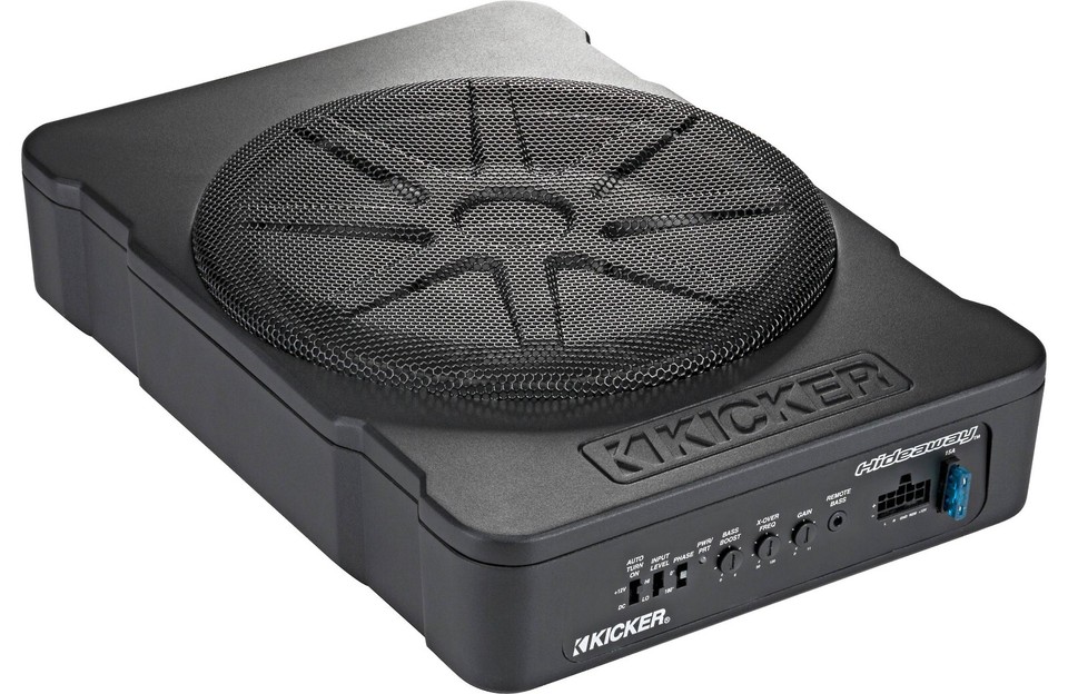 Kicker Hideaway 10" Compact Powered Subwoofer | eBay