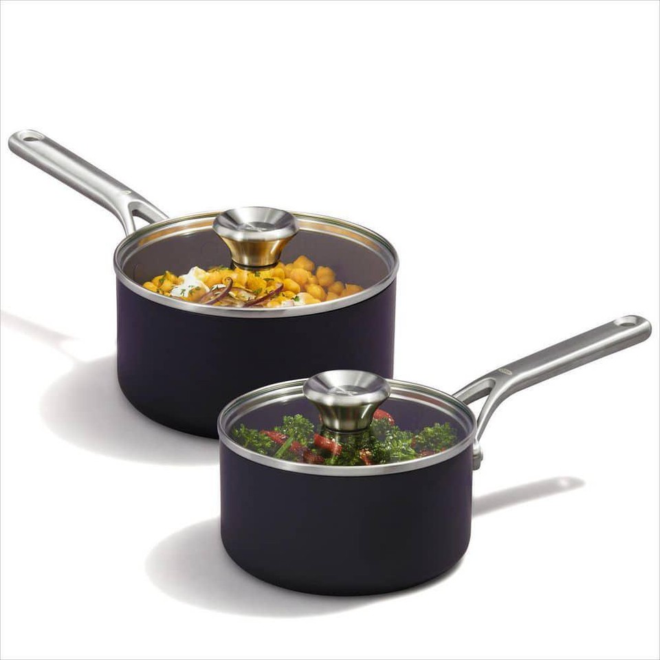 Oxo Pot N' Pan Set Dishwasher Safe Ceramic Professional Non-Stick 4 ...