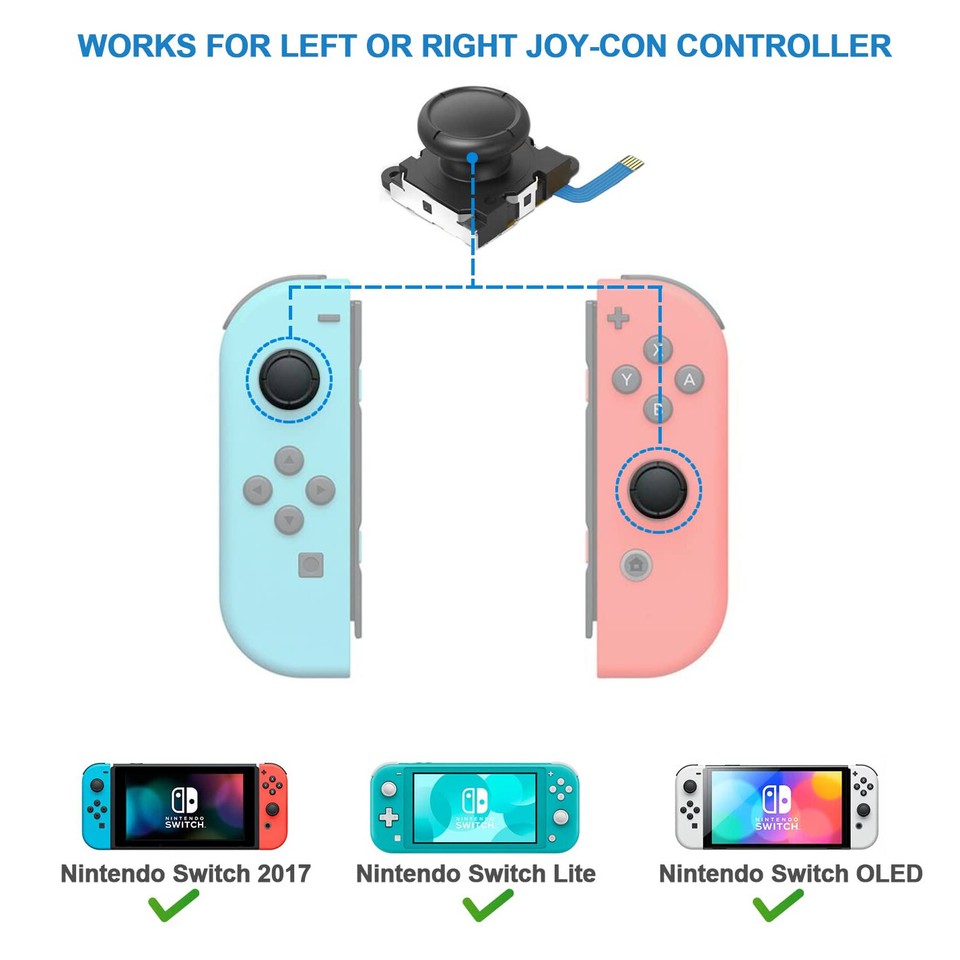 Nintendo Switch NS/OLED/Lite Joy Con Analog Joystick Stick Rocker ...