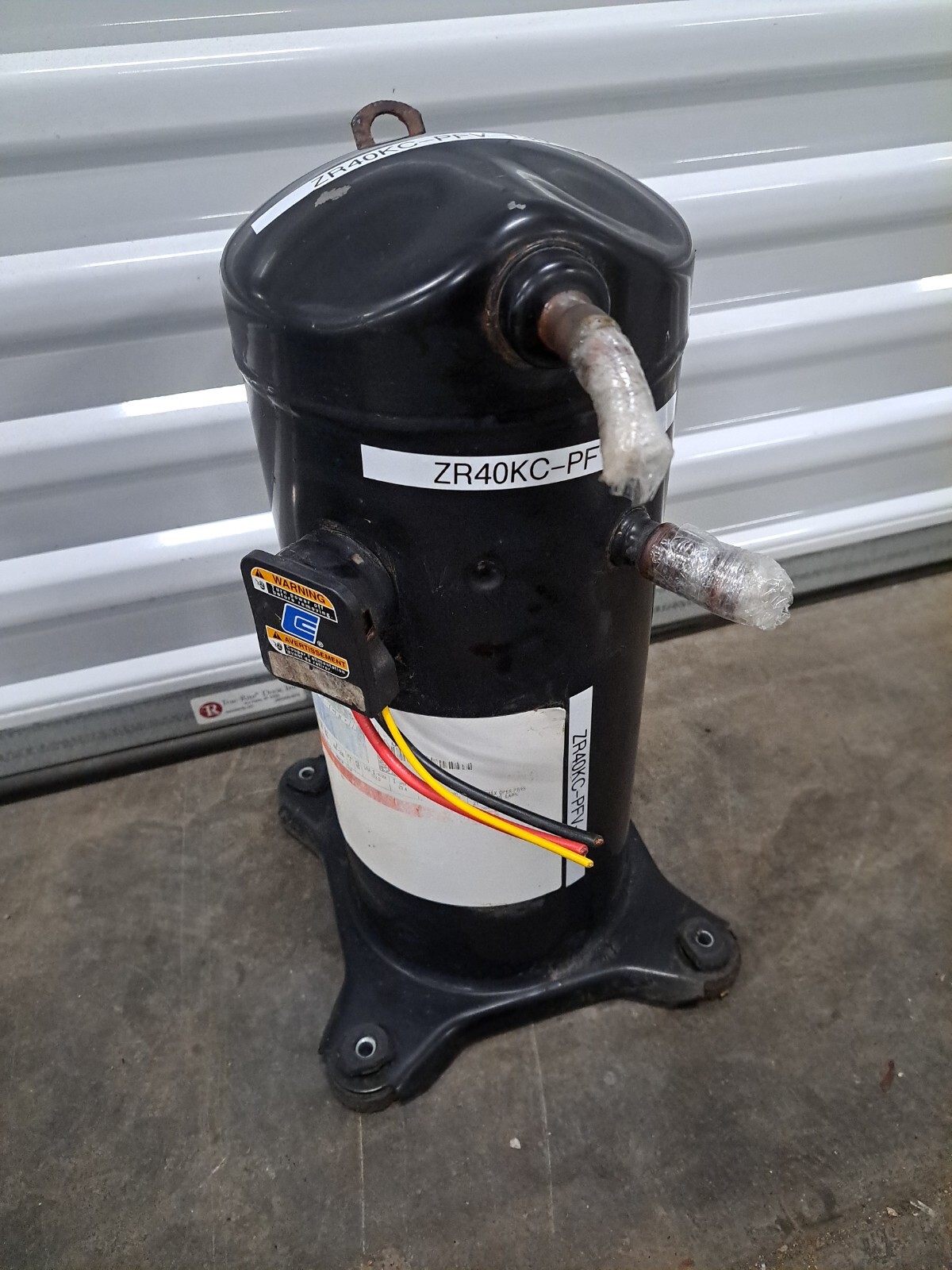 3 - 3 1/2 Ton copeland scroll compressor ZR40KC-PFV-130 (S3T1) | eBay