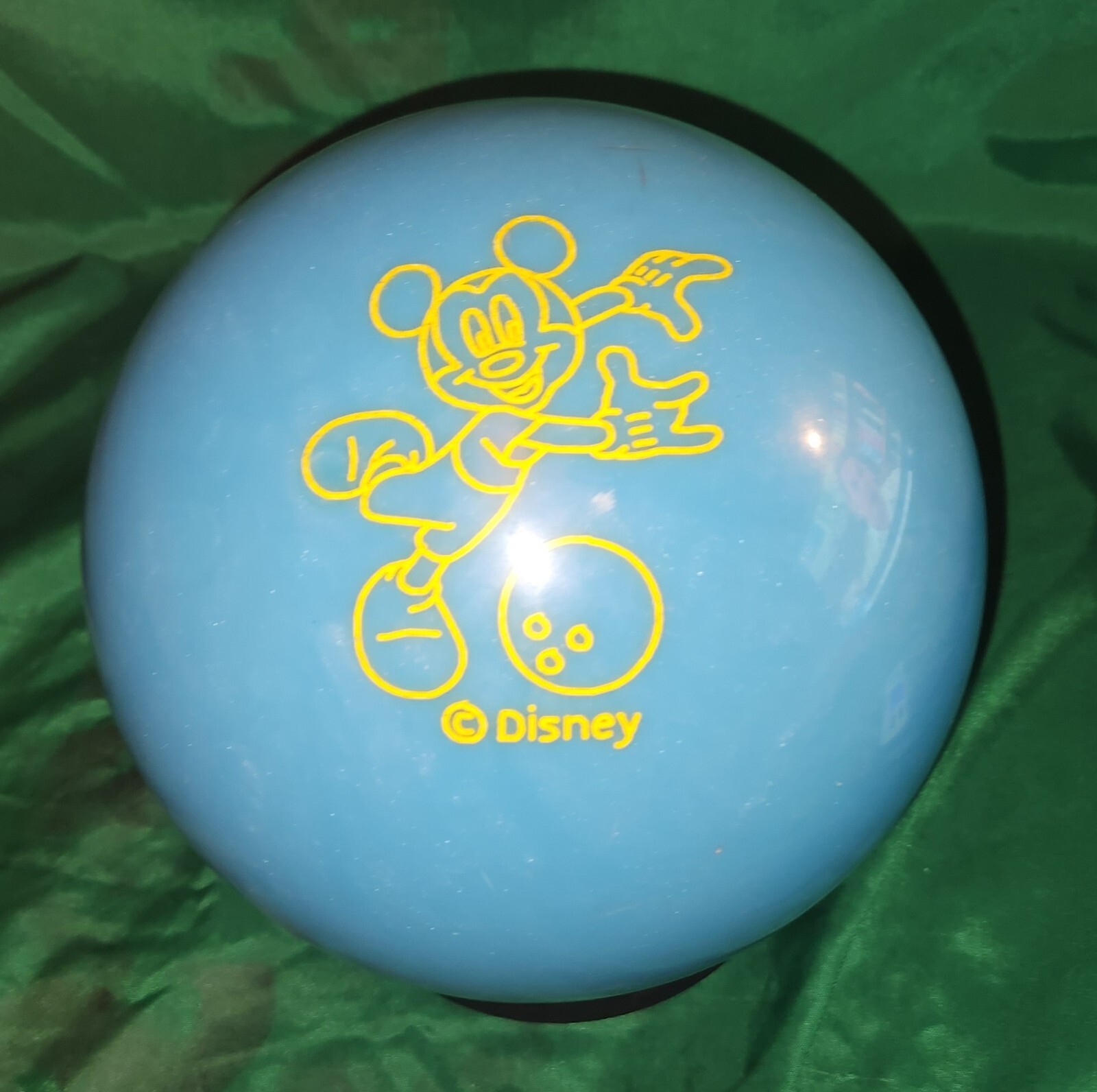 Brunswick Childrens Sky Blue Disney Mickey Mouse Bowling Ball 7# Span 2 ...