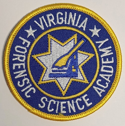 Virginia Forensic Science Academy CSI Police Patch VA | eBay