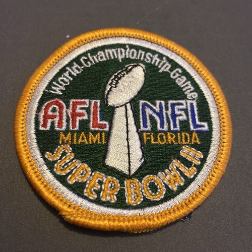 VTG SUPER BOWL II AFL NFL Miami Florida Football Patch | eBay