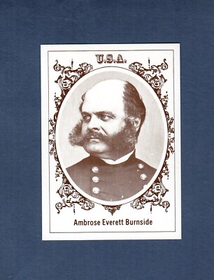 #29 MAJ. GEN. Ambrose E. Burnside, USA ~ 1979 Famous Civil War Generals ...