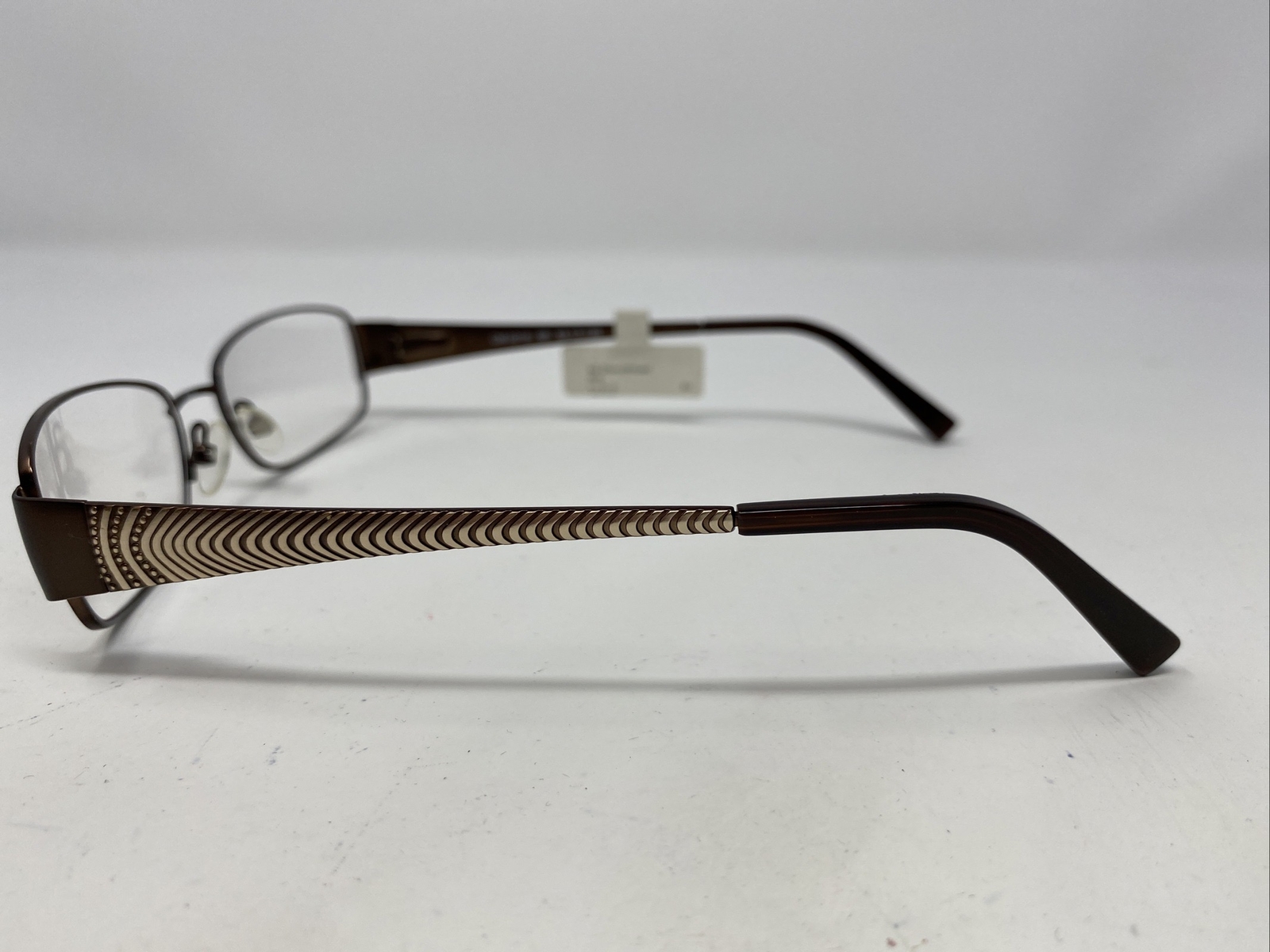 Chelsea Morgan CM 0018 BR 53-17-135 Brown Metal Full Rim Eyeglasses ...