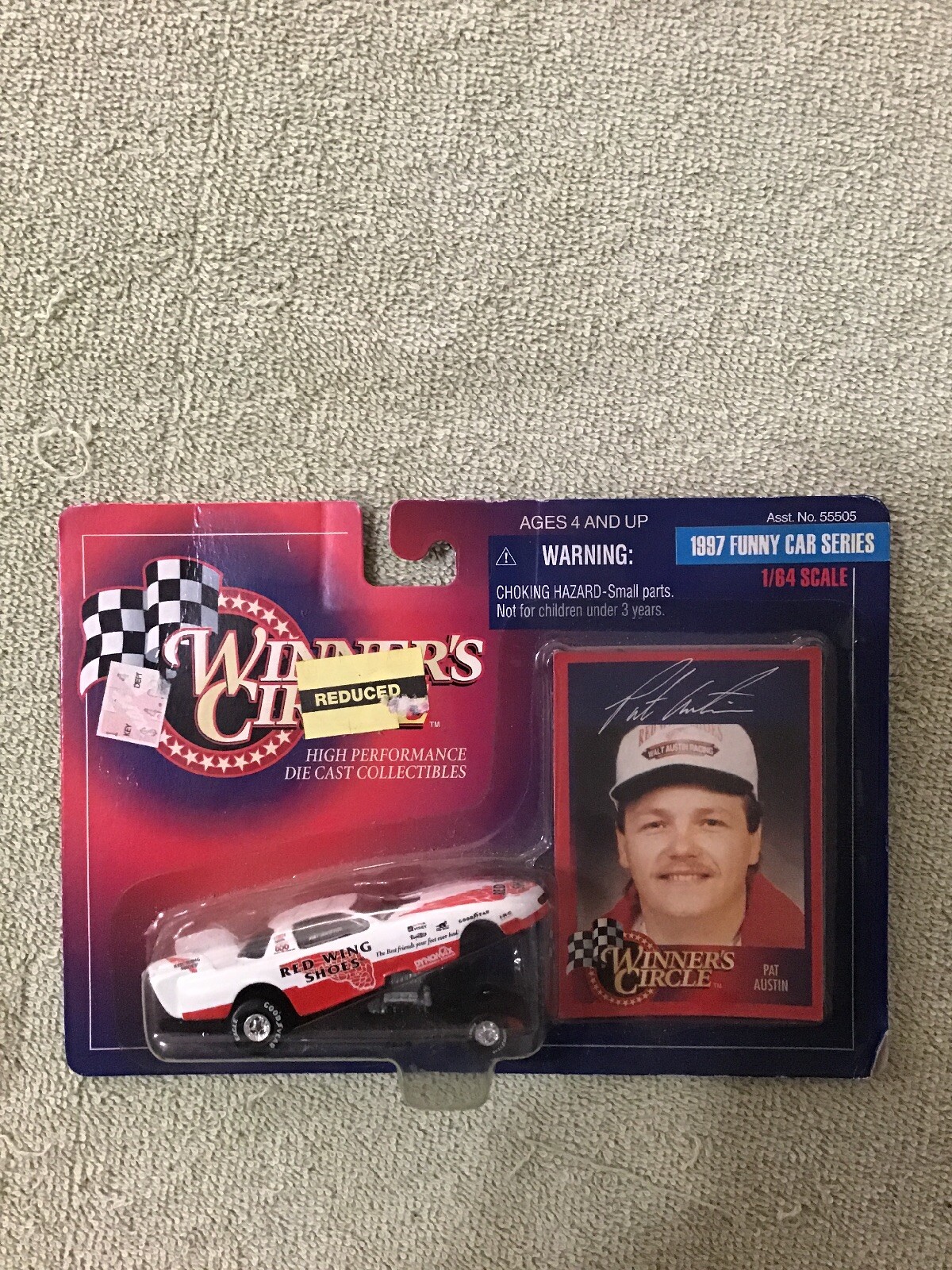 1997 Winners Circle PAT AUSTIN Red Wing Shoes NHRA Funny Car 1/64 ...
