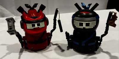 Spin Masters Ninja Bots Battle Robots Toys Set Of 2 *Tested And Works ...
