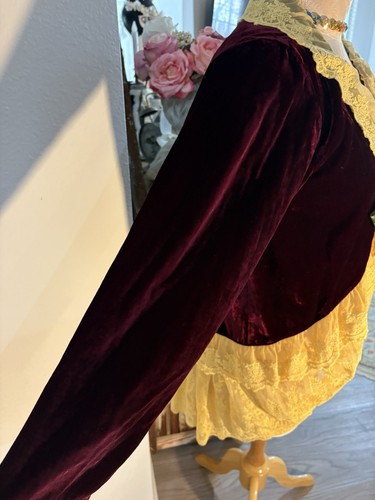 NEW! Jaded Gypsy Dream Weaver Womens Jacket in Merlot Lots Of Lace And ...