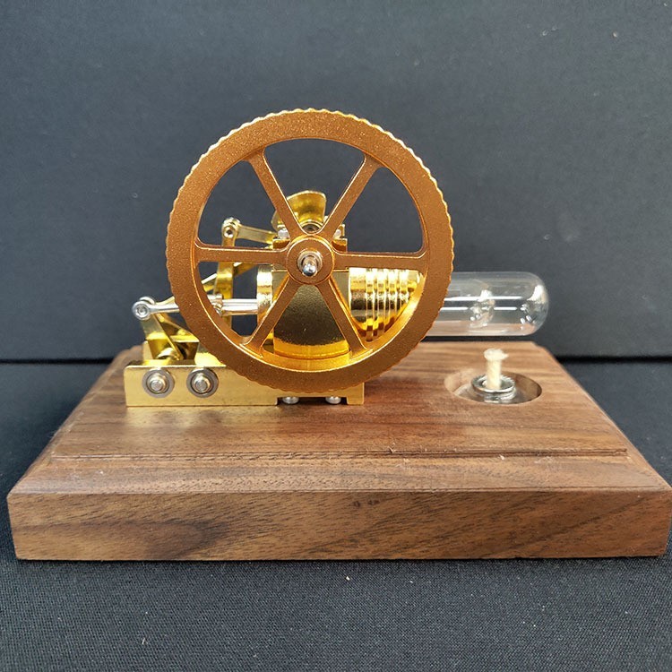 Mini Brass Stirling Engine Model with Swing Arm – Educational Science ...