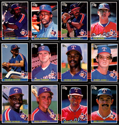 1985 Donruss Texas Rangers (38) Card Lot - GOING, GOING… ALMOST GONE ...