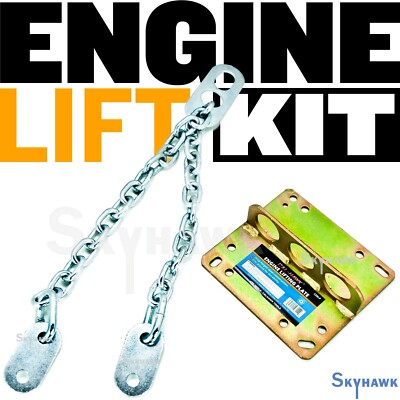 Engine Lift Plate and lifting sling Bracket Hoist SBC BBC LSX Engine ...