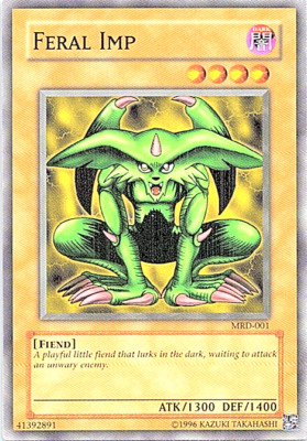 Feral Imp MRD-001 Yu-Gi-Oh! Card Unlimited Heavy Play | eBay