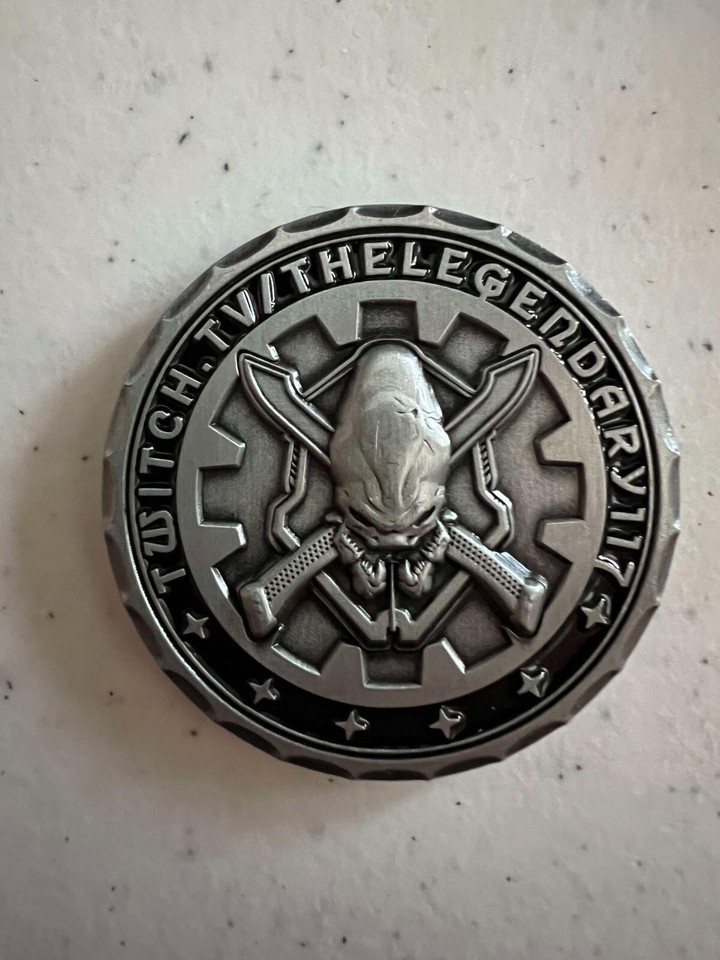 Halo Legendary Challenge Coin. CE Master Chief, TheLegendary117 | eBay