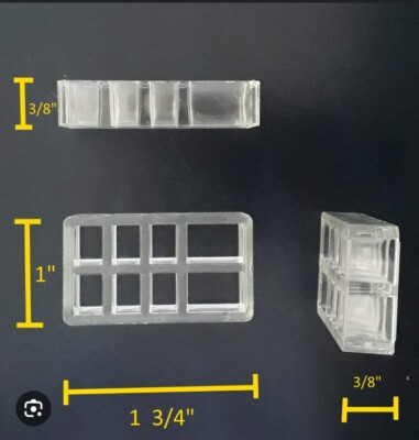 Bracket Spacer Block Bracket Extension / Blinds & Shades Installation ...