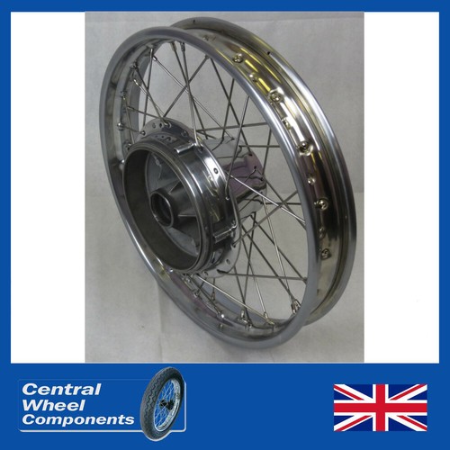 18” WM3 Triumph (BSA) Wheel Rim & Spoke Set - B25 A50 B50 A65 T120 TR6R ...
