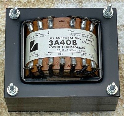 LUXMAN 3A40B Power Transformer NEW JAPAN LUX vintage tube amplifier ...