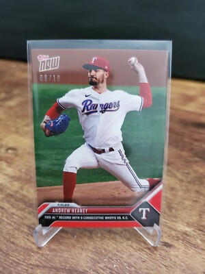Andrew Heaney - 2023 MLB TOPPS NOW Card 92 9 Consec Whiffs Red Parallel ...