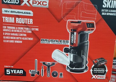 Ozito PXC 18V Brushless Trim Router - Skin Only, brand new | eBay Australia