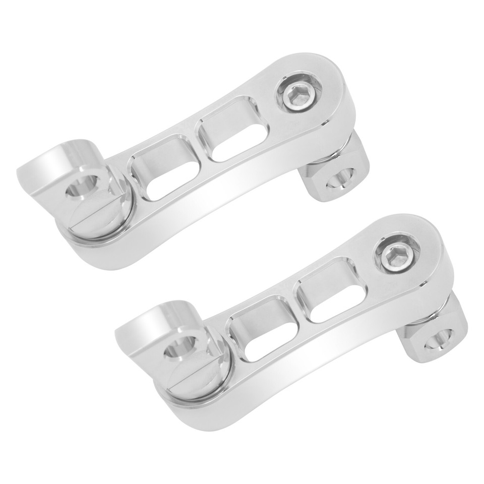 Chrome Adjustable Male Mount Footpeg Foot Pegs Extensions Fit For ...