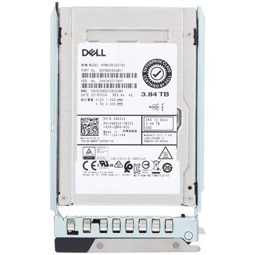NEW DELL 3.84TB 2.5" SAS 12G PowerEdge 15G R540 R640 R740 R840 Server ...