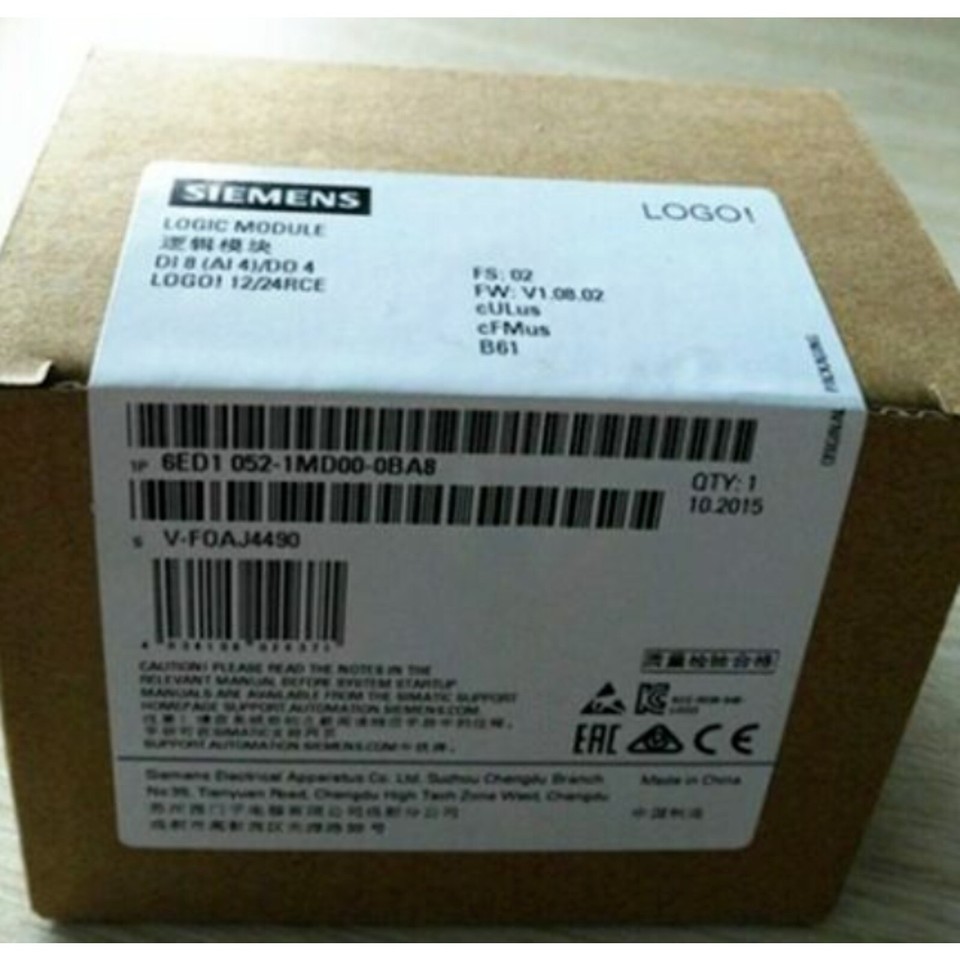 New Siemens 6ED1 052-1MD08-0BA0 6ED1052-1MD08-0BA0 LOGO 12/24RCE logic module | eBay