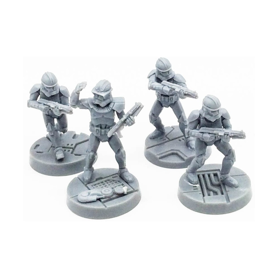 FFG Legion Mini Loose 28mm Phase II Clone Troopers #7 NM | eBay