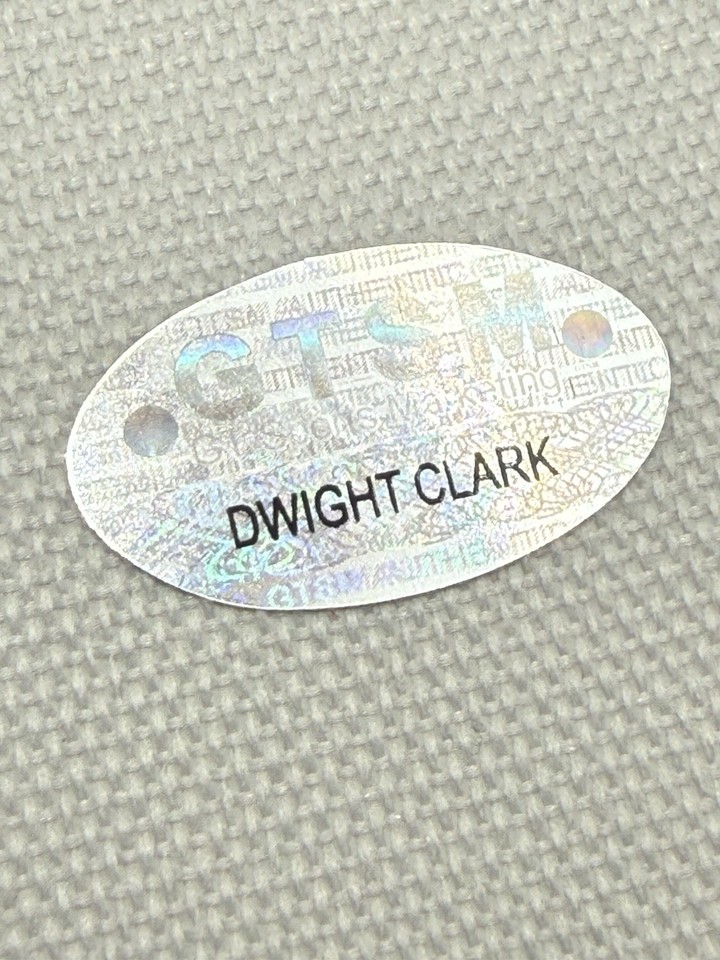 Dwight Clark Signed San Francisco 49ers NFL Jersey 2x SB Champ GTSM (DC ...