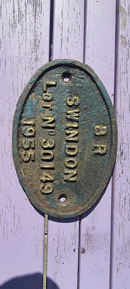 Four Original Railway Wagon/Carriage Plates - B.R. | eBay UK