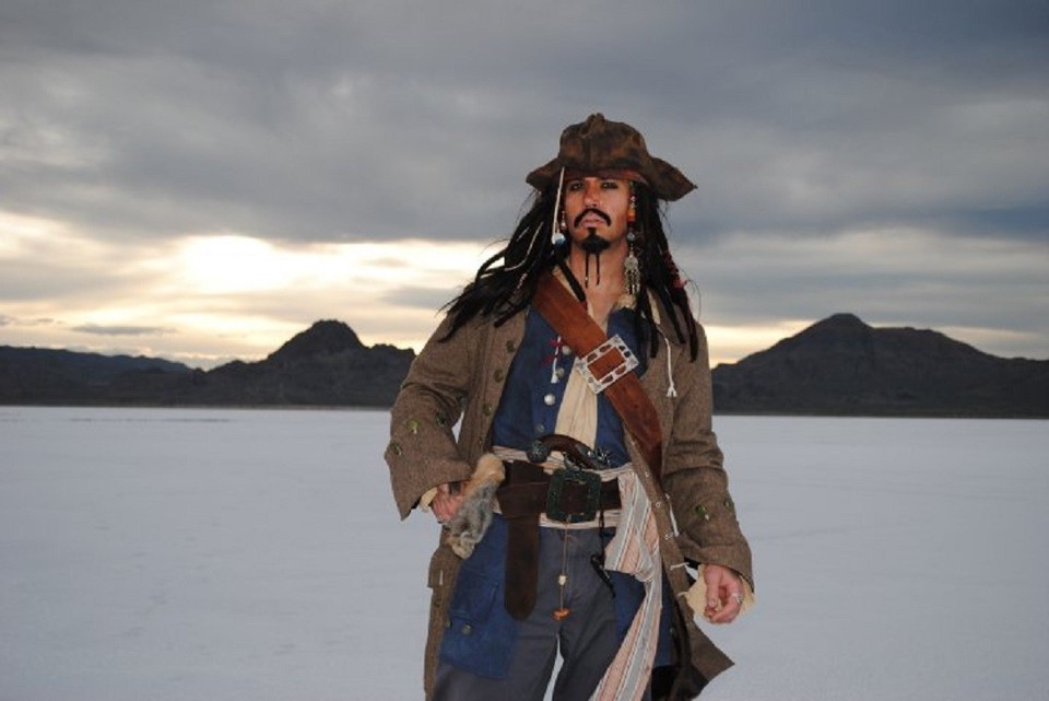Exact JACK SPARROW COAT Pirate Costume jacket M/L/XL | eBay