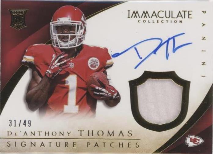 2014 Panini Immaculate Collection - De'Anthony Thomas #135 Rookie ...