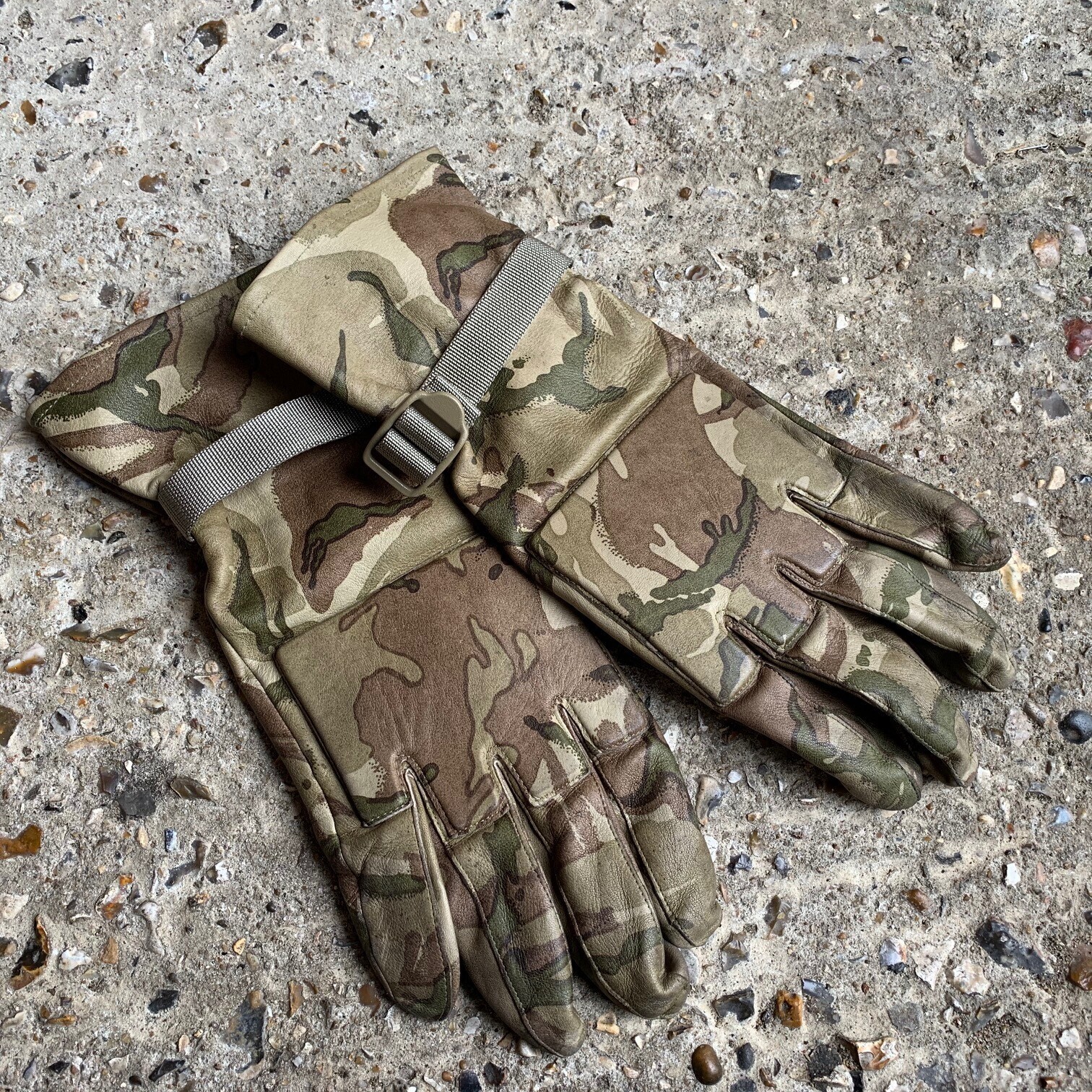 MTP Camouflage Leather Gloves, Hot Weather Combat UK British Army Surplus Issue | eBay