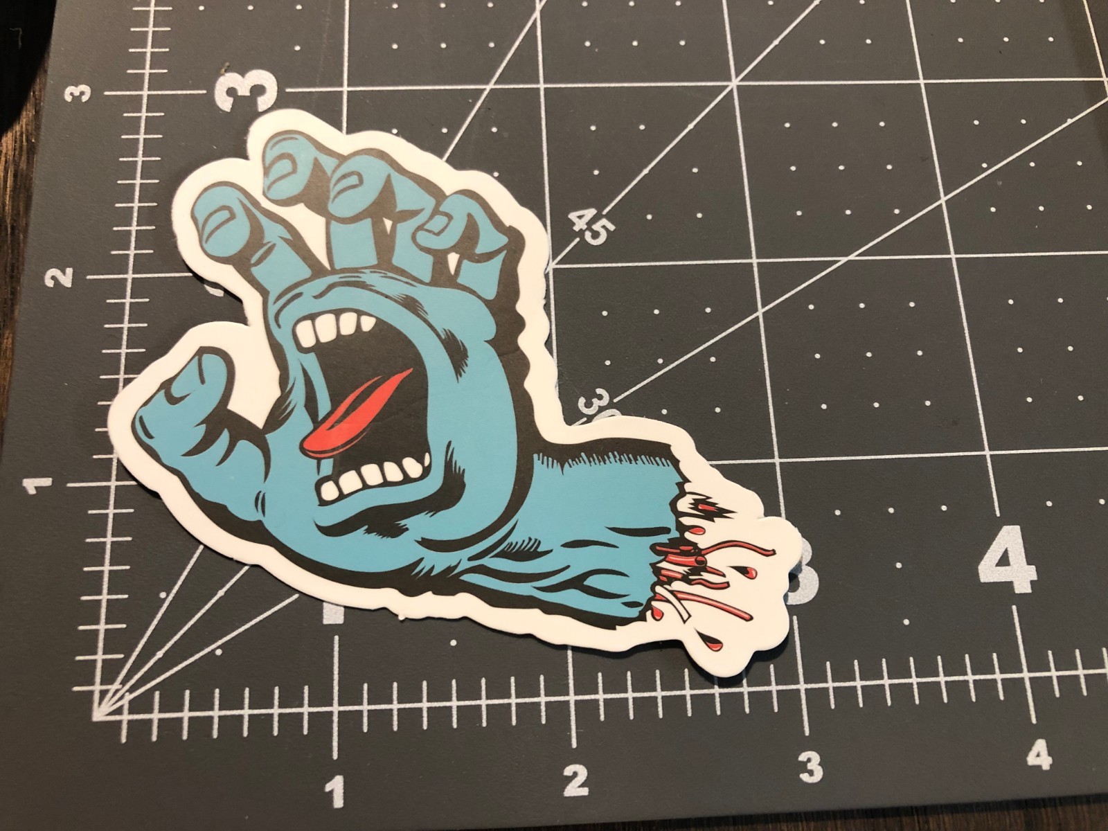 Screaming Hand Laptop/Skateboard/ Guitar/Luggage Decals/Stickers - Your ...