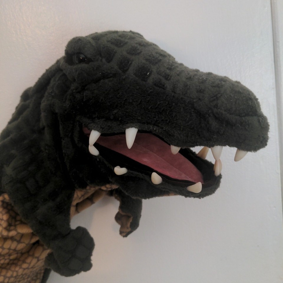 Folkmanis Crocodile Alligator Stage Hand Puppet Realistic 14 Inch | eBay