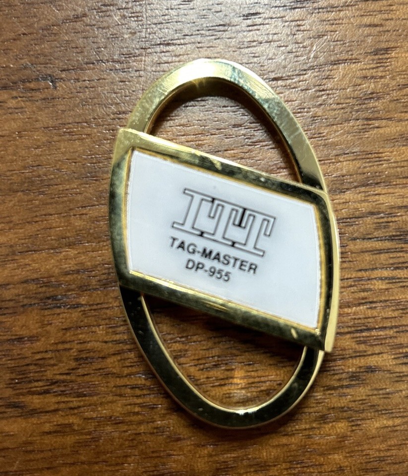 Lot Of 2 ITT Industries Key Chain Vintage NOS New Tag-Master Key Ring ...